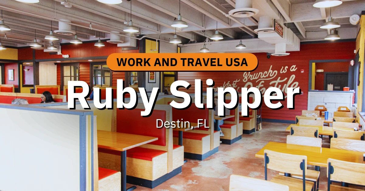 งาน Work And Travel Usa ที่ Ruby Slipper Destin Florida กับ New Step 9159