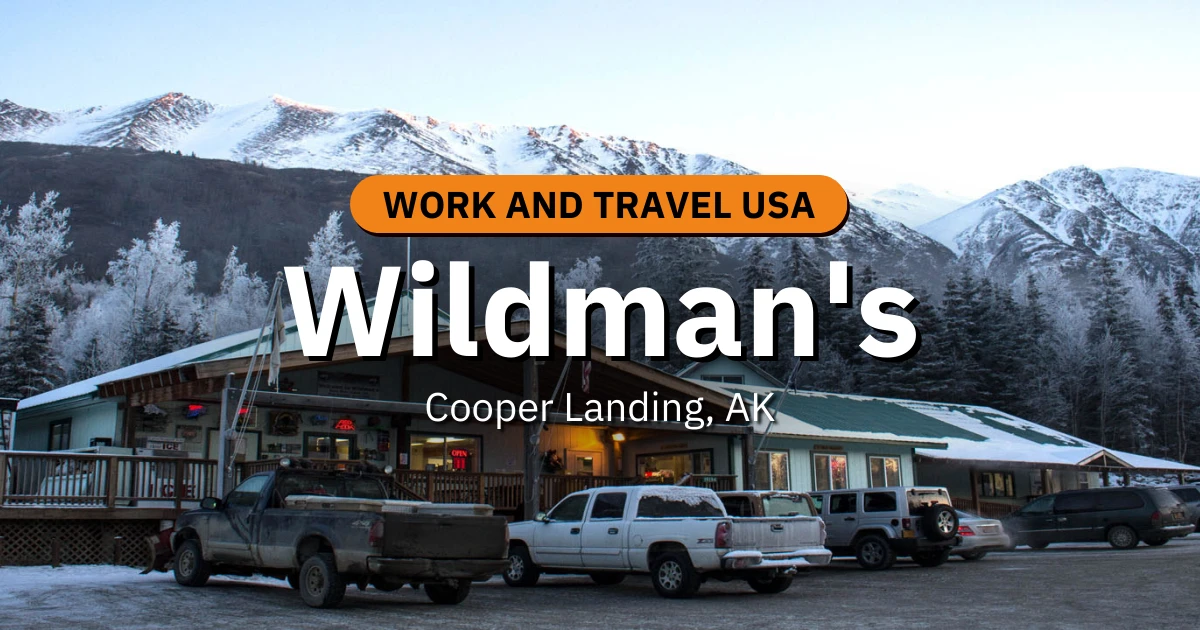 งาน Work and Travel USA ที่ Wildman's, Cooper Landing, Alaska กับ New ...