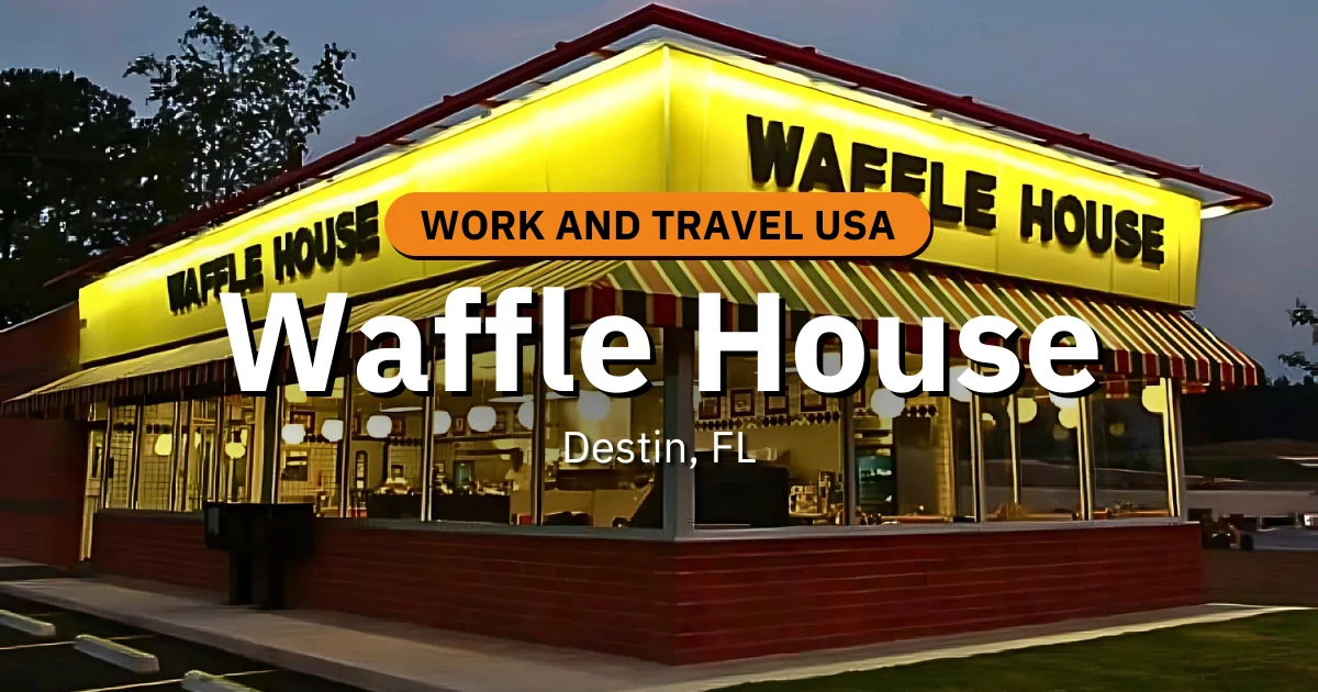 งาน Work and Travel USA ที่ Waffle House, Destin, Florida กับ New Step ...