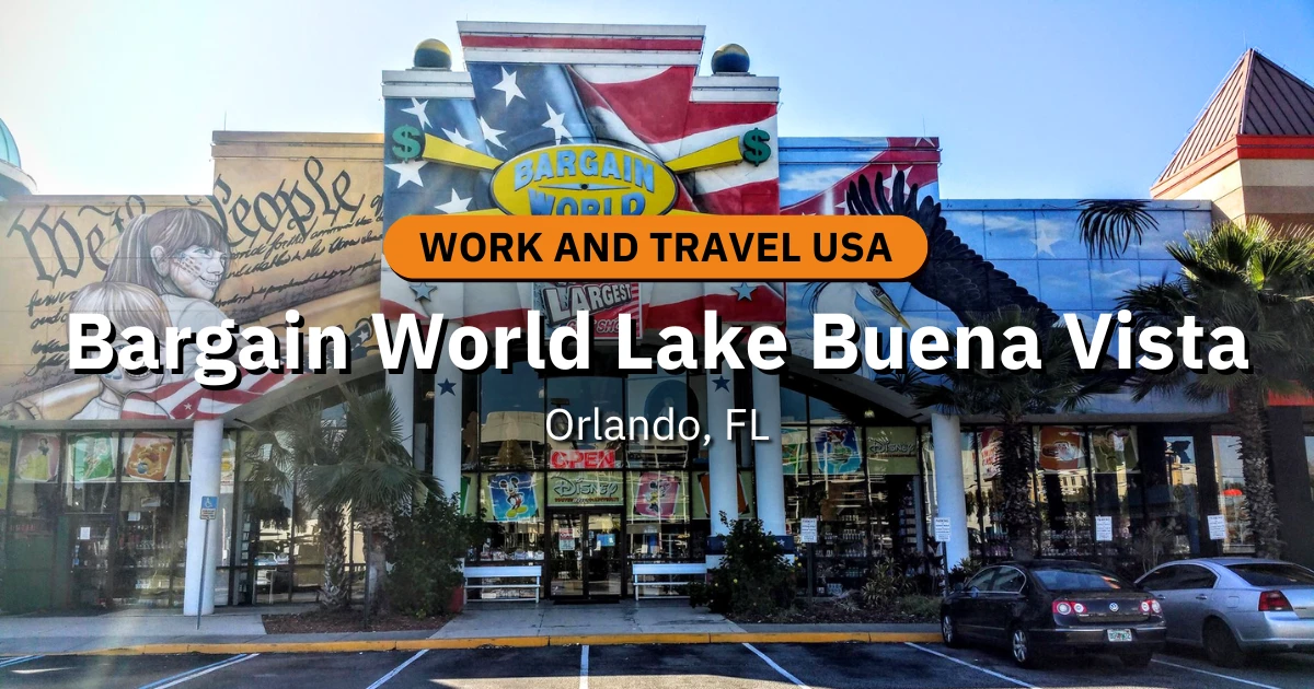 งาน Work and Travel USA ที่ Bargain World, Orlando, FL by New Step