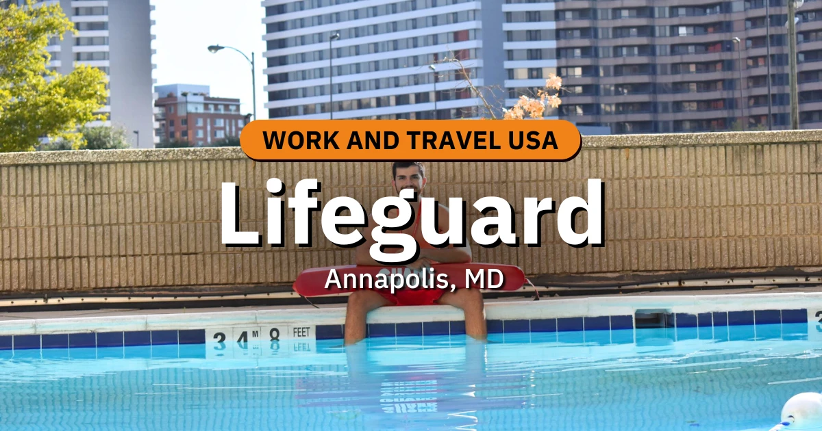 Work and Travel USA ที่ Sunset Pool, Annapolis, MD กับ New Step